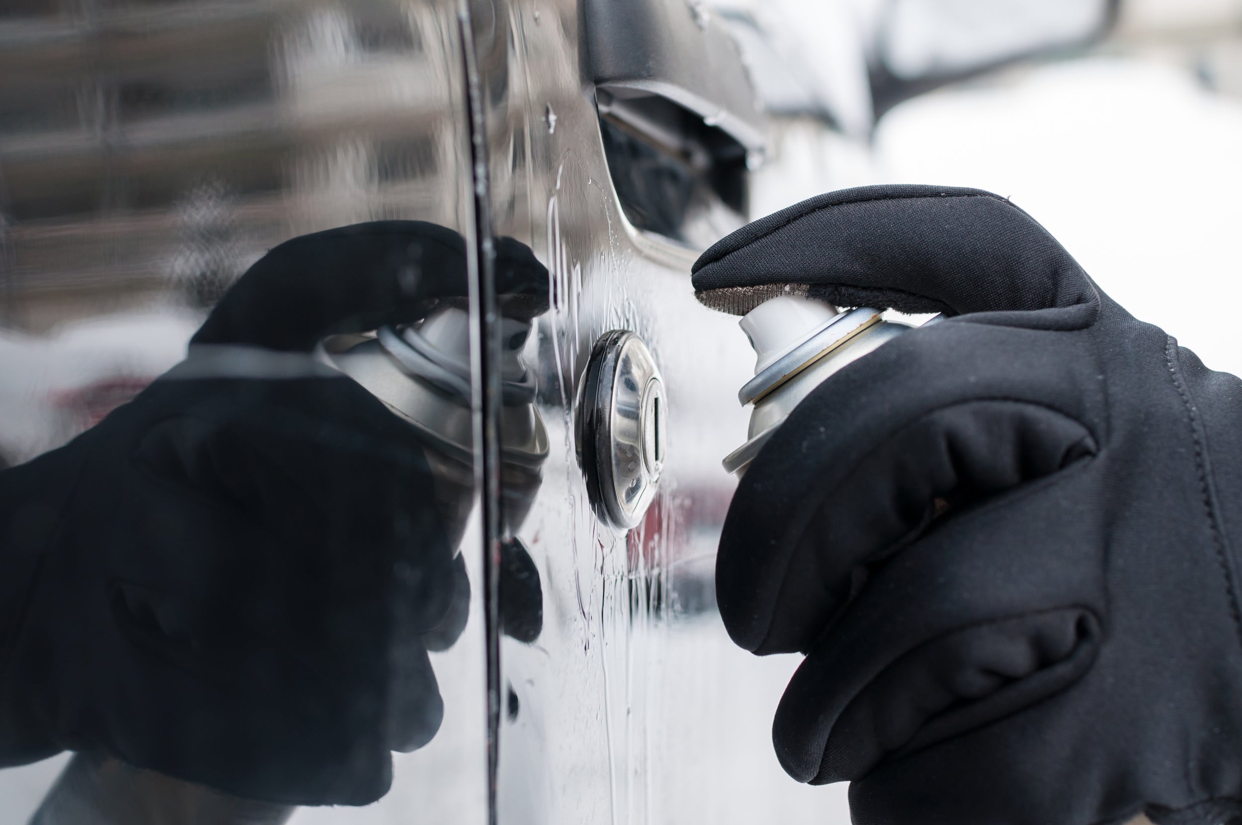 Frozen door lock: How to open your car doors